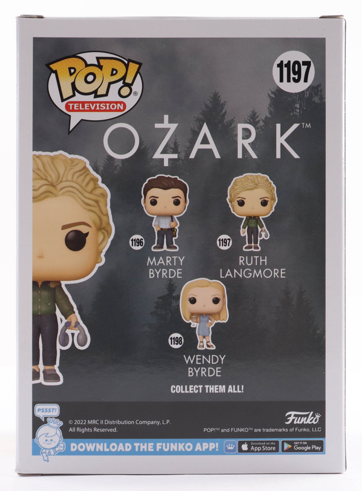 Julia Garner Signed "Ozark" #1197 Ruth Langmore Funko Pop! Vinyl Figure ...