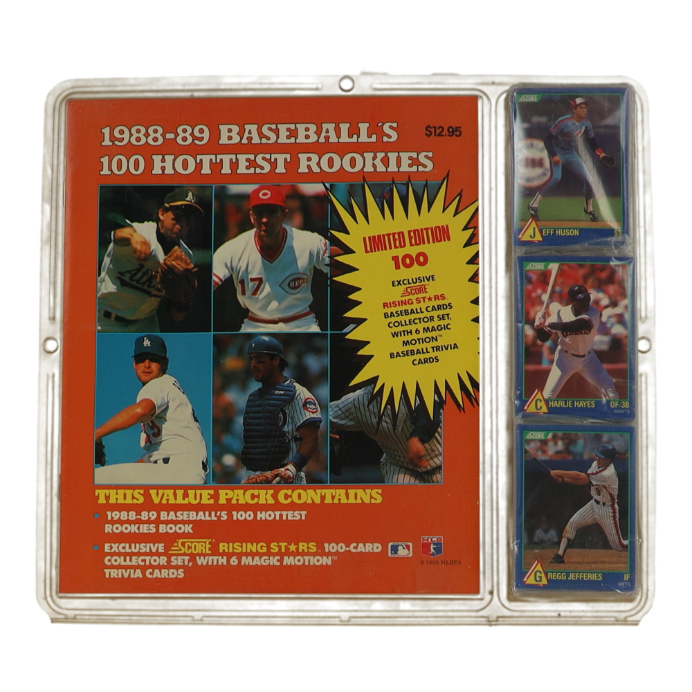 1988-89 Score Baseball 100 Hottest Rookies Rising Stars Value Pack ...