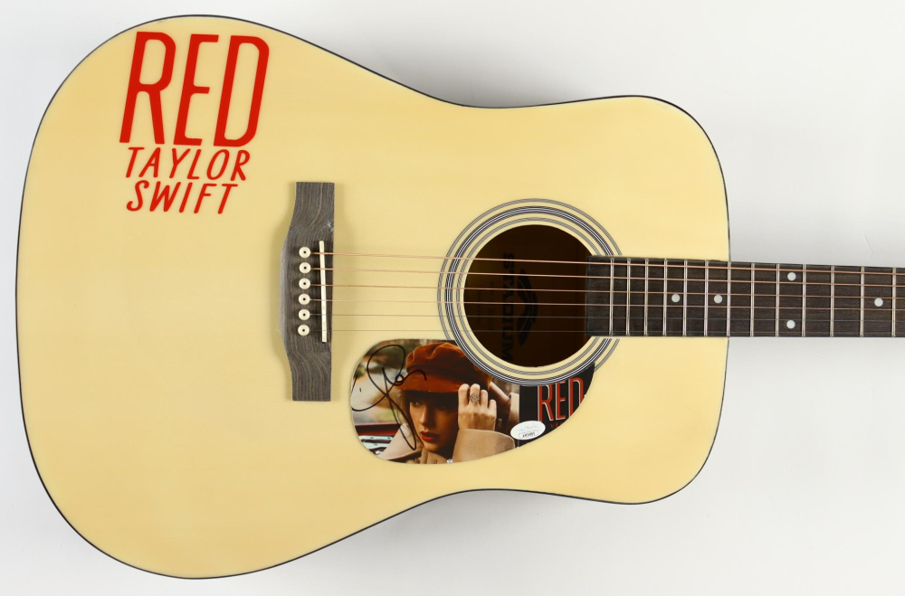 Taylor Swift Signed "Red" 39" Acoustic Guitar (JSA) | Pristine Auction