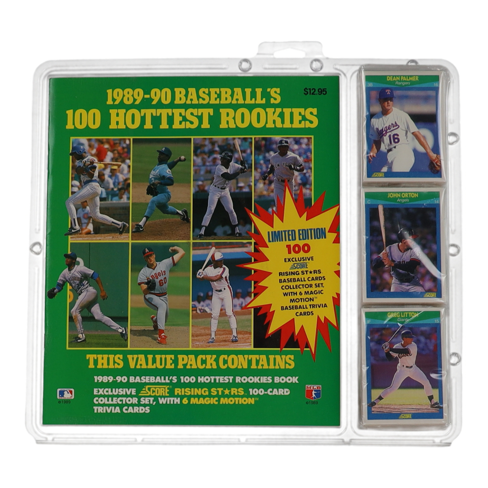 1989-90 Score Baseball 100 Hottest Rookies Value Pack Complete Set of ...