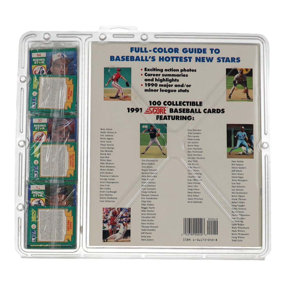 1990-91 Score Baseball 100 Hottest Rookies Value Pack Complete Set of ...