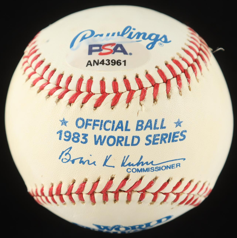 Nolan Ryan Signed 1983 World Series Baseball With Display Case (PSA) | Pristine Auction