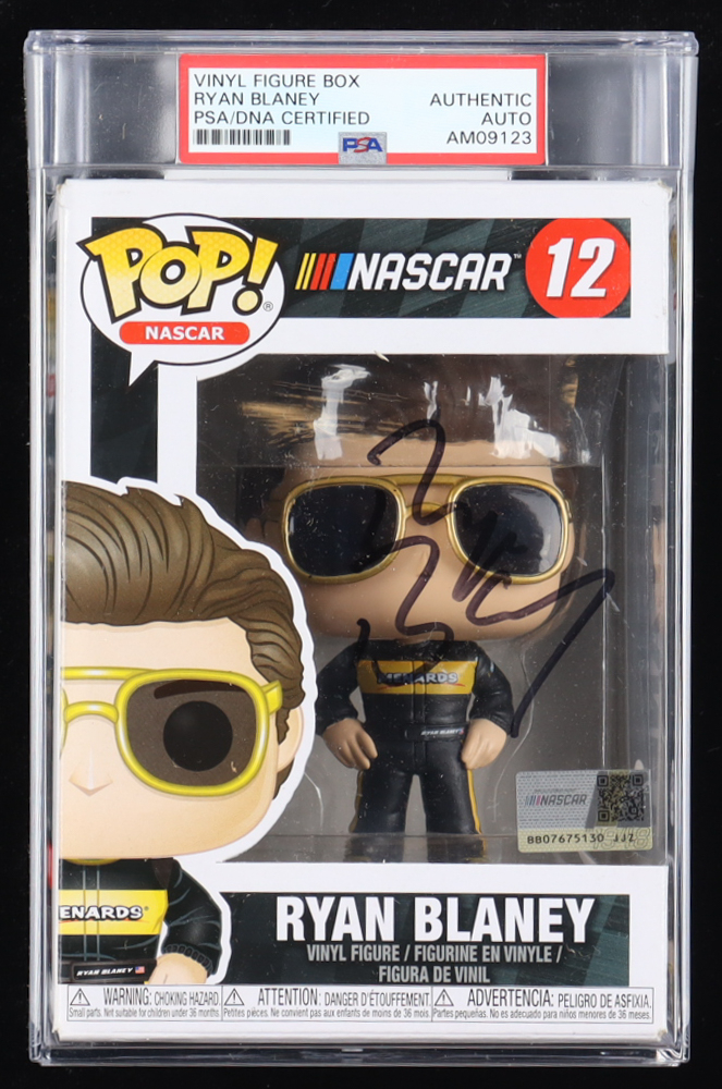 Ryan Blaney Signed "Nascar" #12 Funko Pop Vinyl Figure (PSA) | Pristine ...