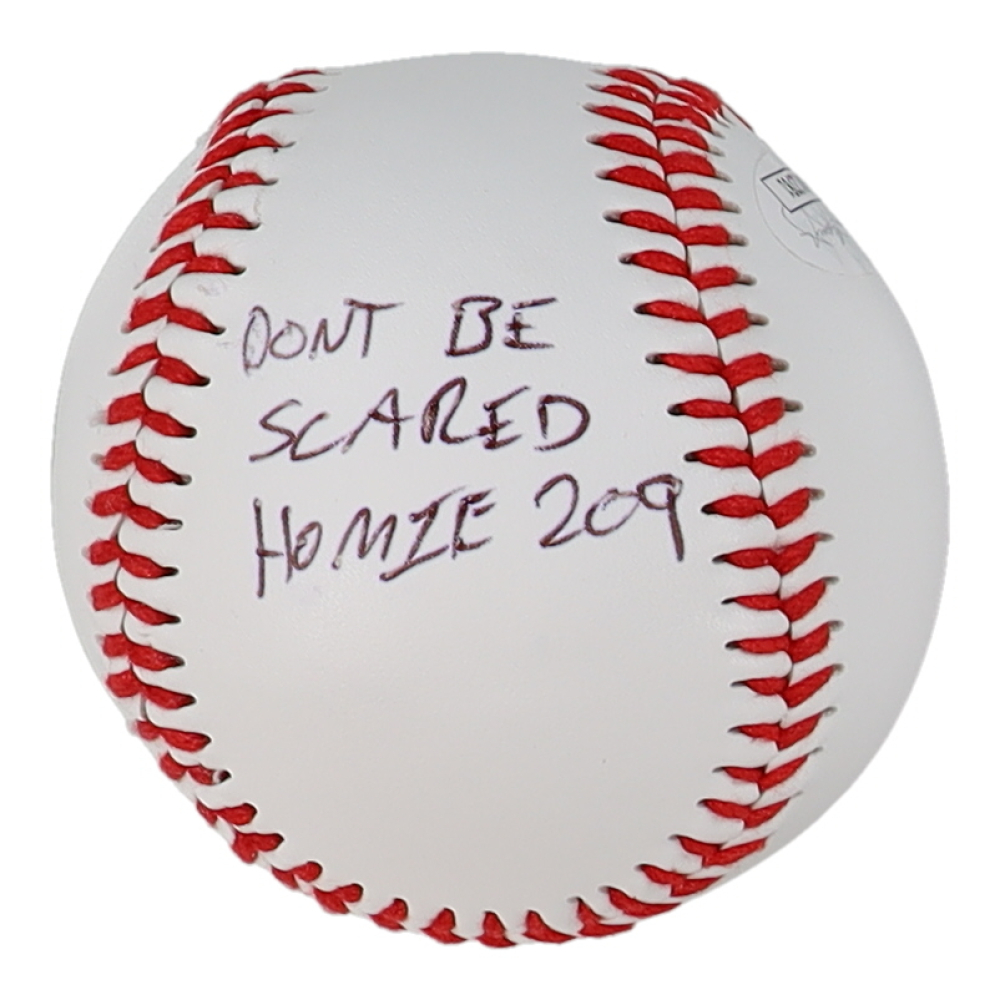Nick Diaz Signed Baseball Inscribed "Don't Be Scared Homie 209" (JSA ...