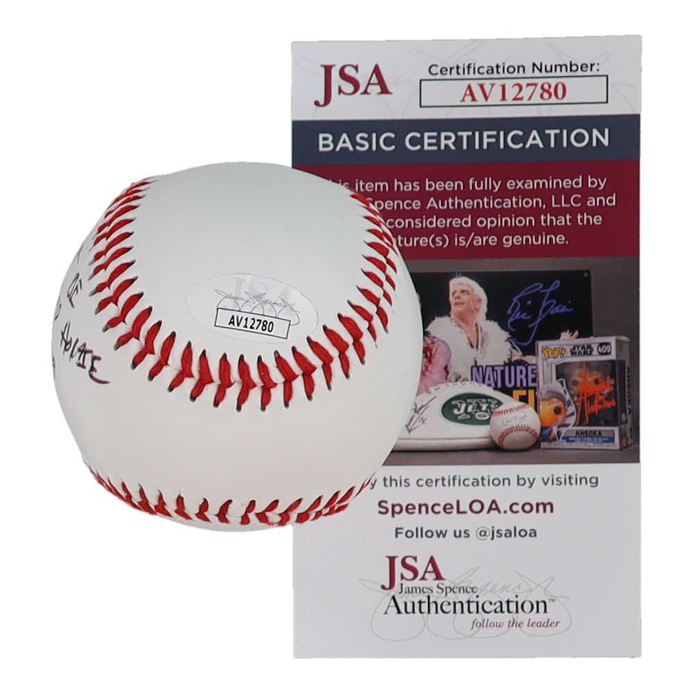 Nick Diaz Signed Baseball Inscribed "Don't Be Scared Homie 209" (JSA ...