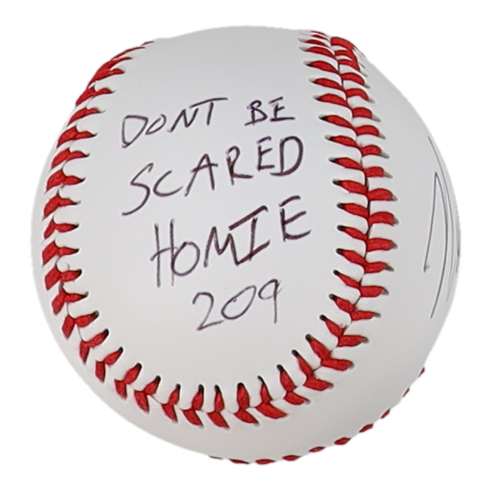 Nick Diaz Signed Baseball Inscribed "Don't Be Scared Homie 209" (JSA ...