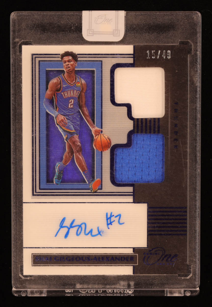 Shai Gilgeous-Alexander 2019-20 Panini One and One Dual Jersey ...