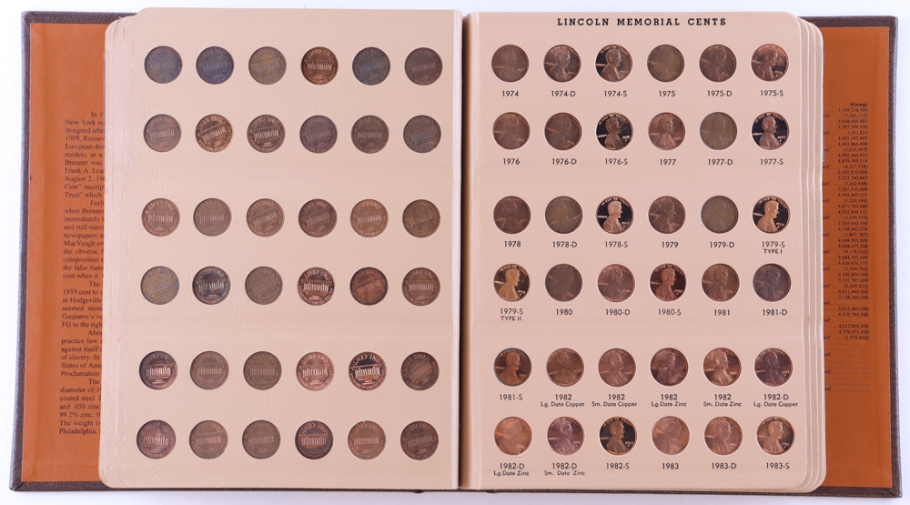 1909-2018 Lincoln Cents Penny Coin Collection Of (326) Penny Coins With ...