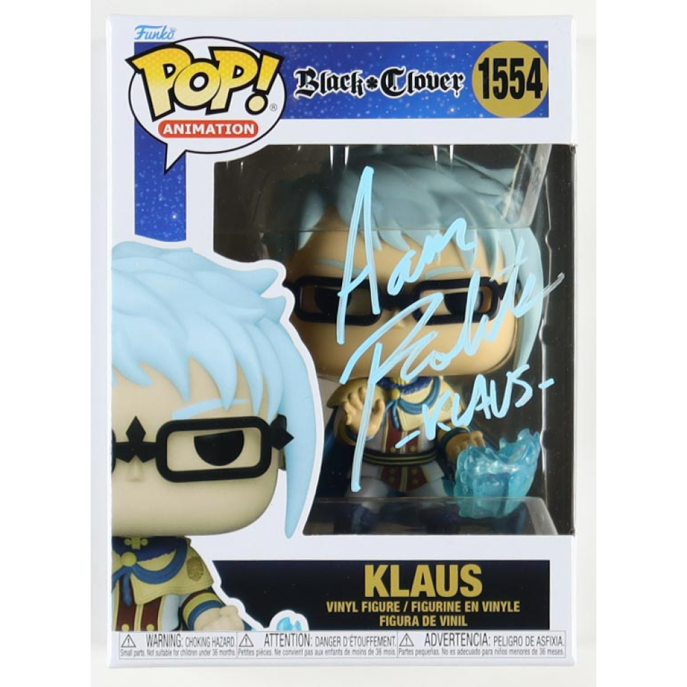 Aaron Roberts Signed "Black Clover" Noelle #1100 Funko Pop! Vinyl ...