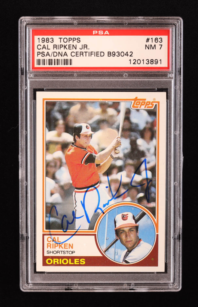 Cal Ripken Jr. Signed 1983 Topps #163 (PSA) | Pristine Auction