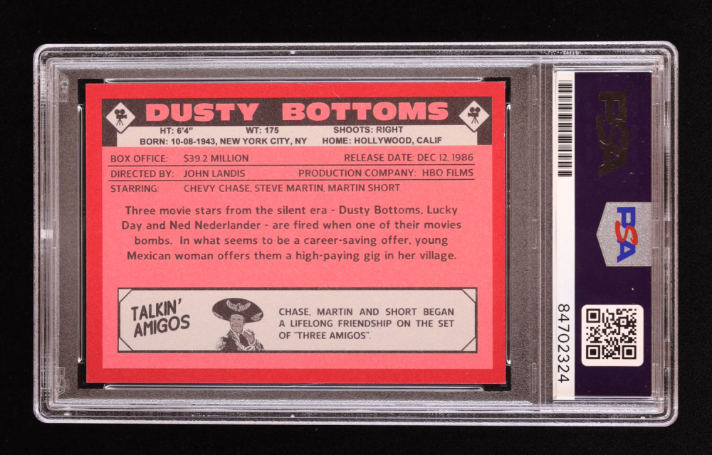 Chevy Chase Signed "Three Amigos" Custom Trading Card (PSA | Auto 10 ...