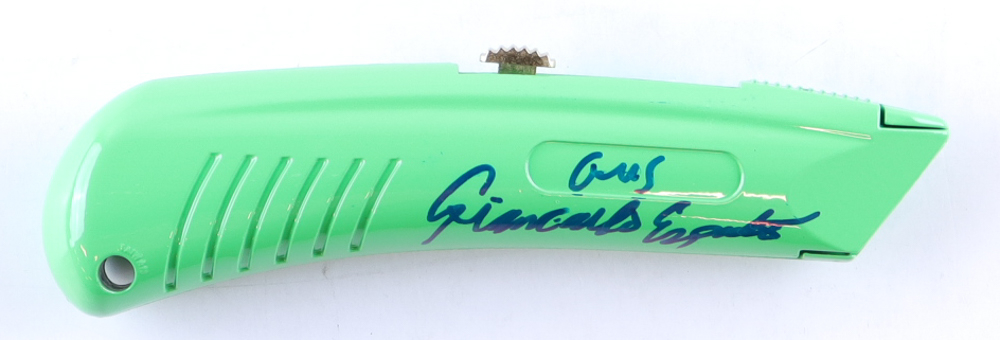 Giancarlo Esposito Signed "Breaking Bad" Box Cutter Inscribed "Gus ...
