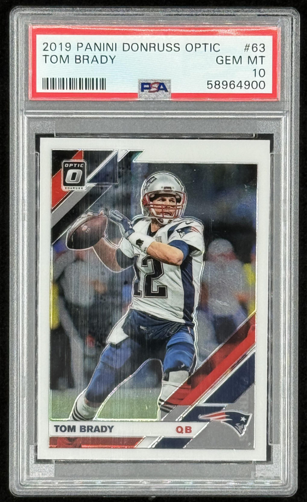 Tom Brady 2019 Donruss Optic #63 (PSA 10) | Pristine Auction
