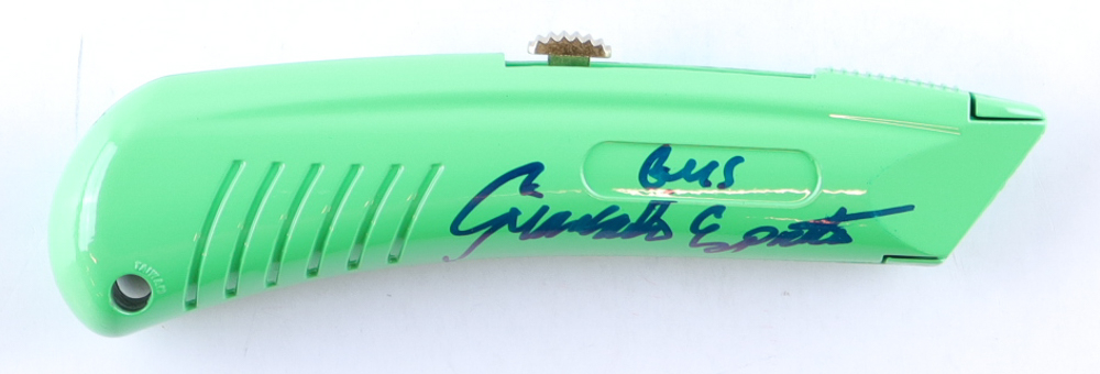 Giancarlo Esposito Signed "Breaking Bad" Box Cutter Inscribed "Gus ...