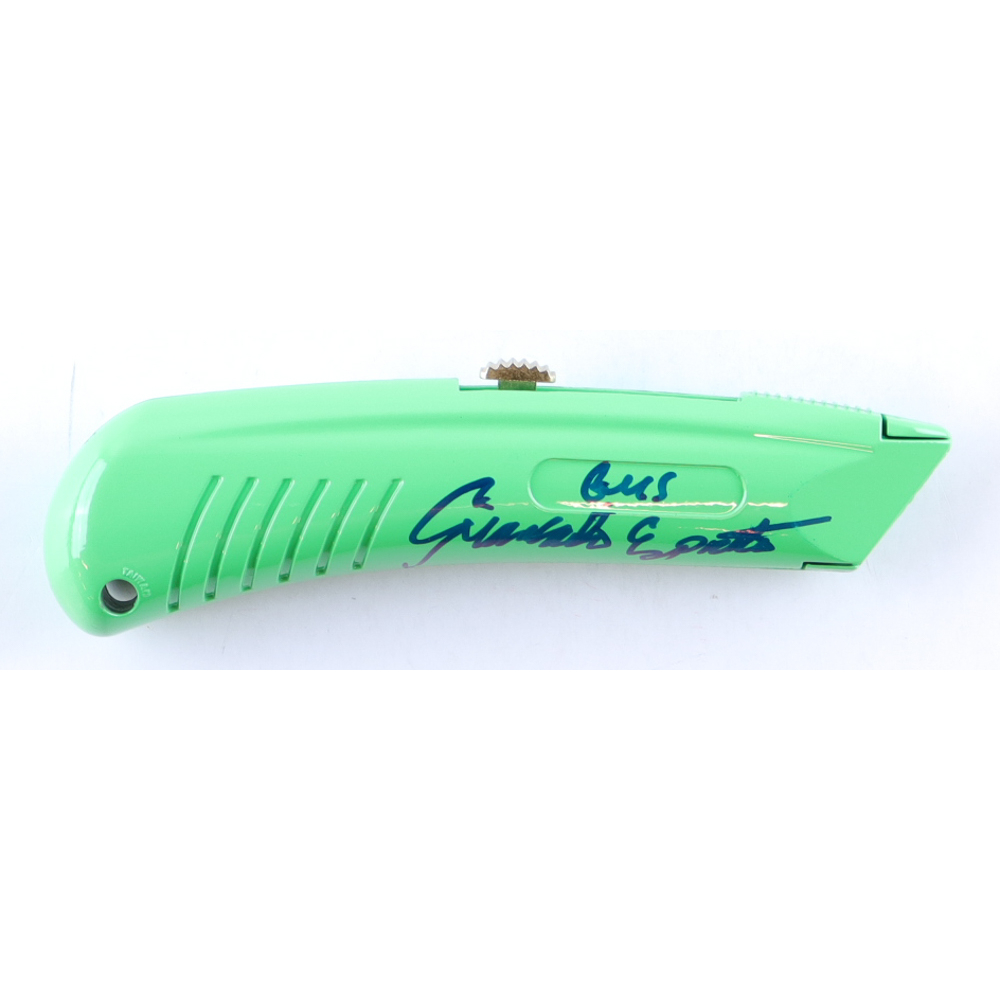 Giancarlo Esposito Signed "Breaking Bad" Box Cutter Inscribed "Gus ...
