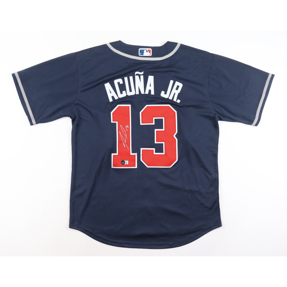 Ronald Acuna Jr. Signed Jersey (Beckett) | Pristine Auction