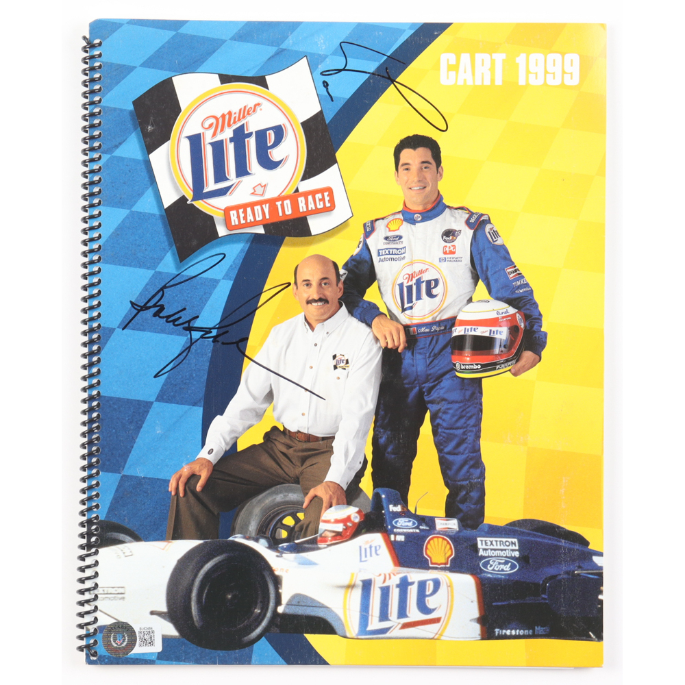 Bobby Rahal & Max Papis Signed 1999 CART Miller Lite Racing Media Guide ...