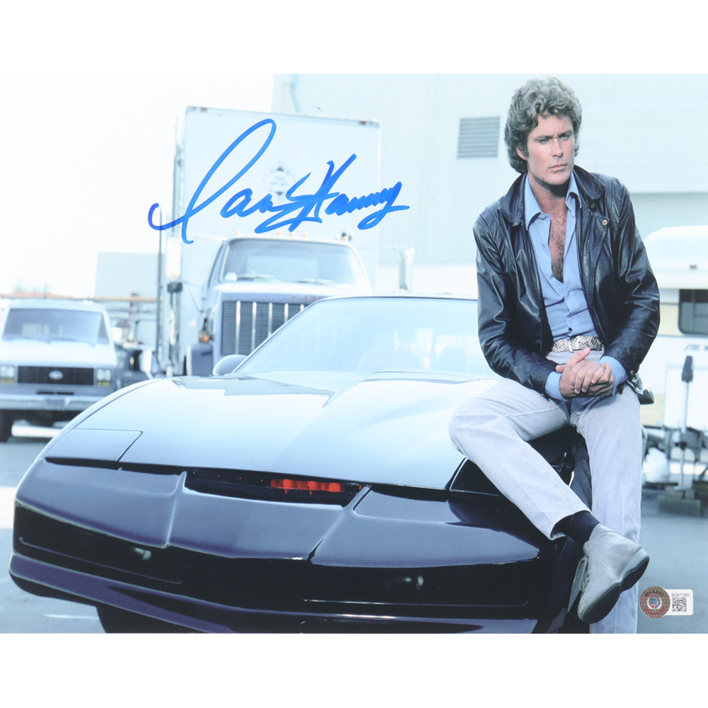 David Hasselhoff Signed "Knight Rider" 11x14 Photo (Beckett) | Pristine ...