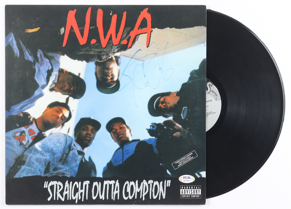 Ice Cube Signed "Straight Outta Compton" Vinyl Record Album (JSA ...