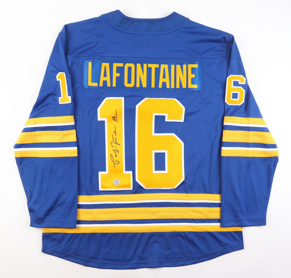 Pat LaFontaine Signed Sabres Captain Jersey (AJ Sports) | Pristine Auction