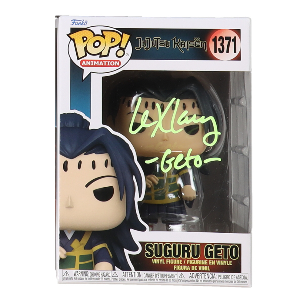 Lex Lang Signed "Jujutsu Kaisen" #1371 Suguro Geto Funko Pop! Vinyl ...