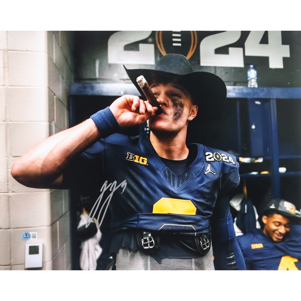 J.J. McCarthy Signed Michigan Wolverines 16x20 Photo (Beckett ...
