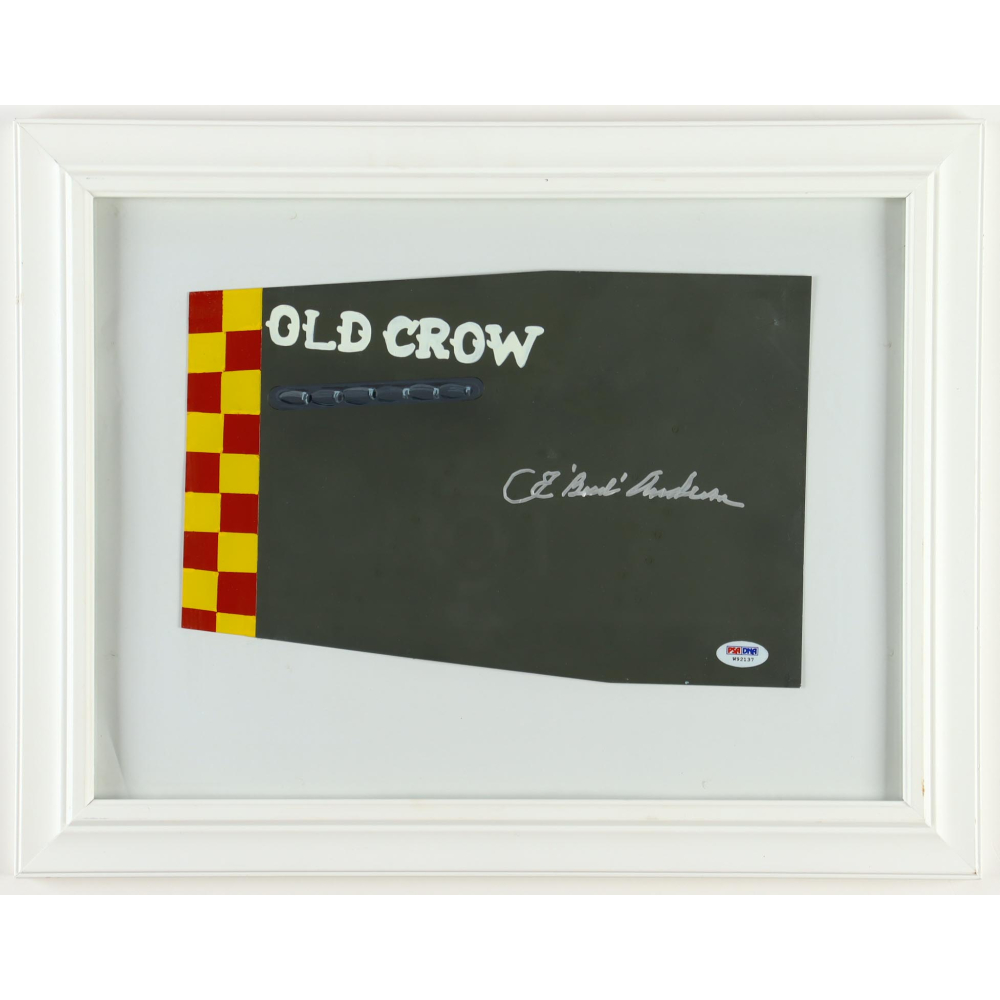 Clarence Emil "Bud" Anderson Signed Custom Framed "Old Crow" Fighter ...