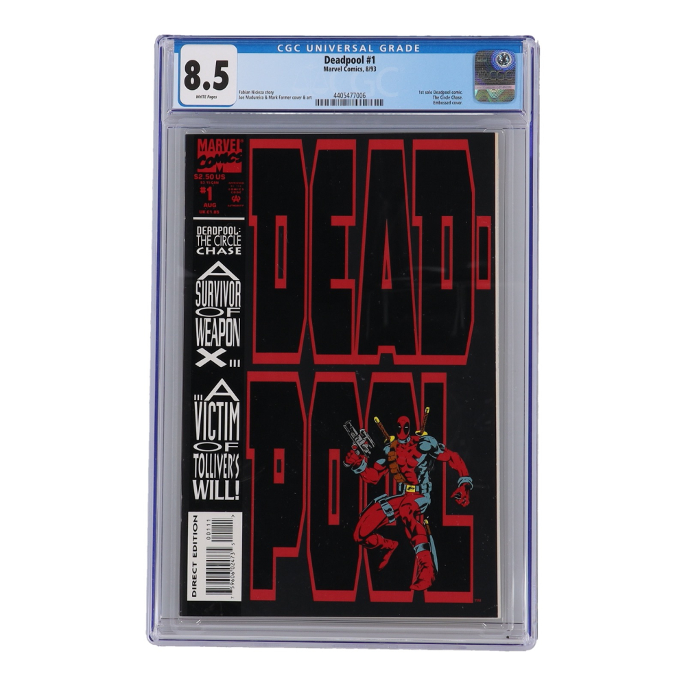 1993 "Deadpool: Circle Chase" Issue #1 Marvel Comic Book (CGC 8.5 ...
