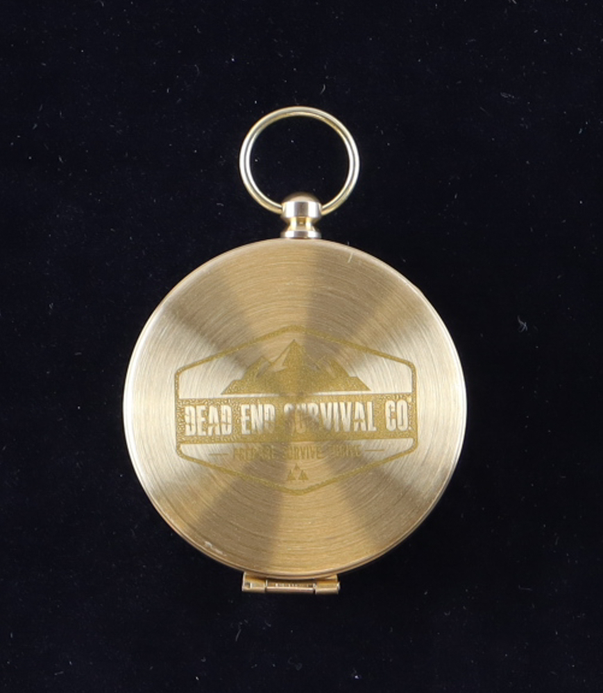 Josh Gates Signed Dead End Survival Co. Compass (PSA) | Pristine Auction