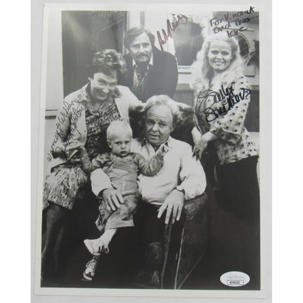 Rob Reiner, Sally Struthers & Jean Stapleton Signed "All In The Family ...