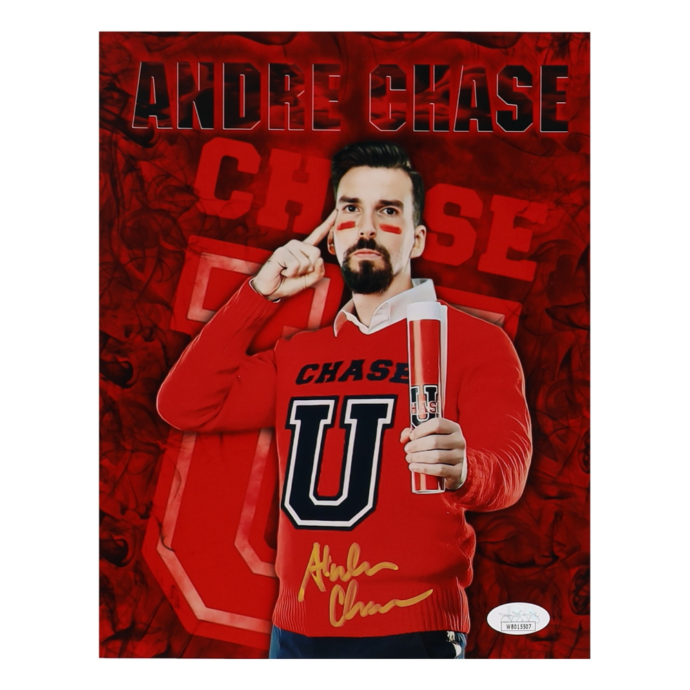 Andre Chase Signed WWE NXT 8x10 Custom Funhouse Metallic Photo (JSA ...