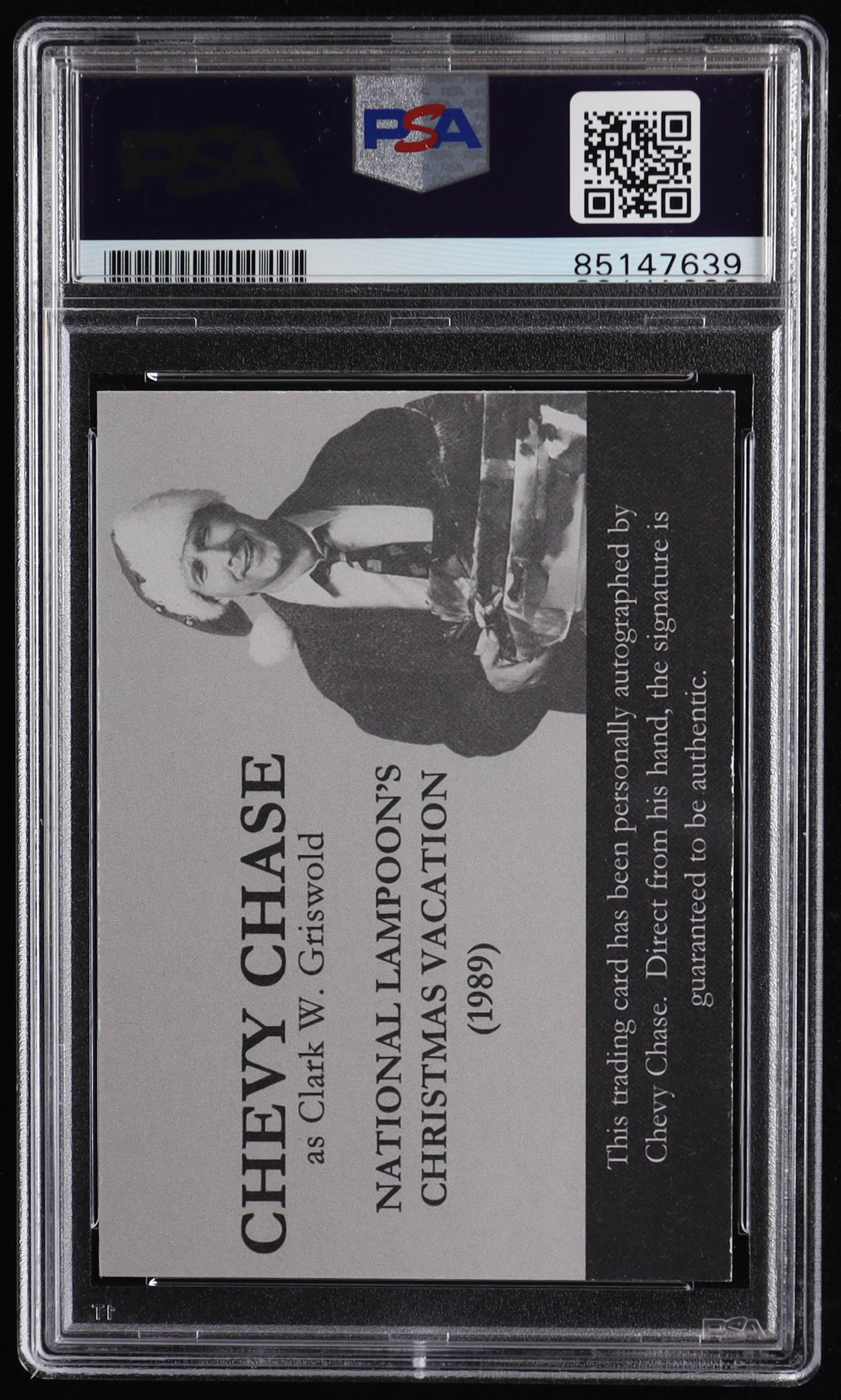Chevy Chase Signed Custom Trading Card (PSA) | Pristine Auction
