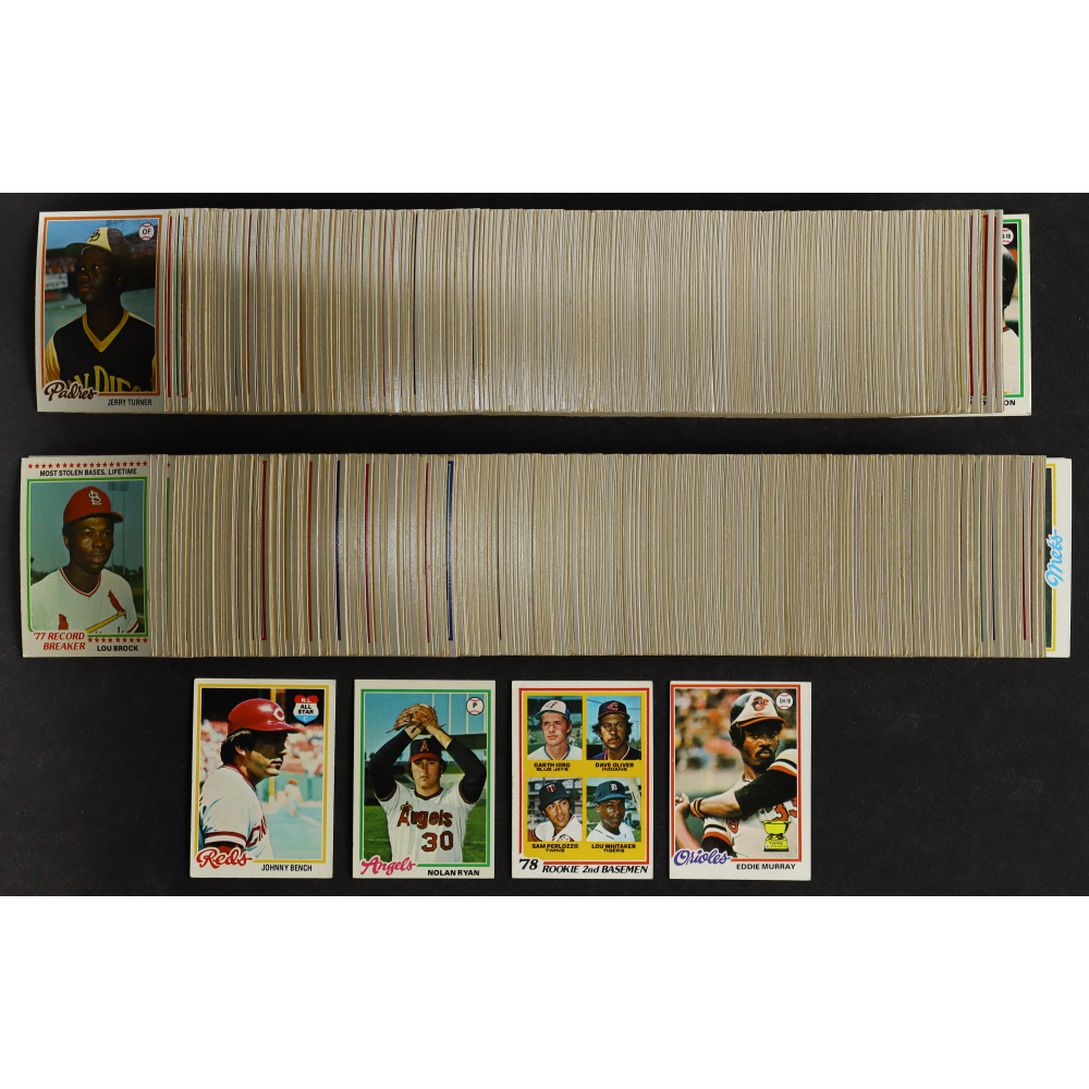 1978 Topps Baseball Complete Set of (726) Cards with Eddie Murray #36 ...
