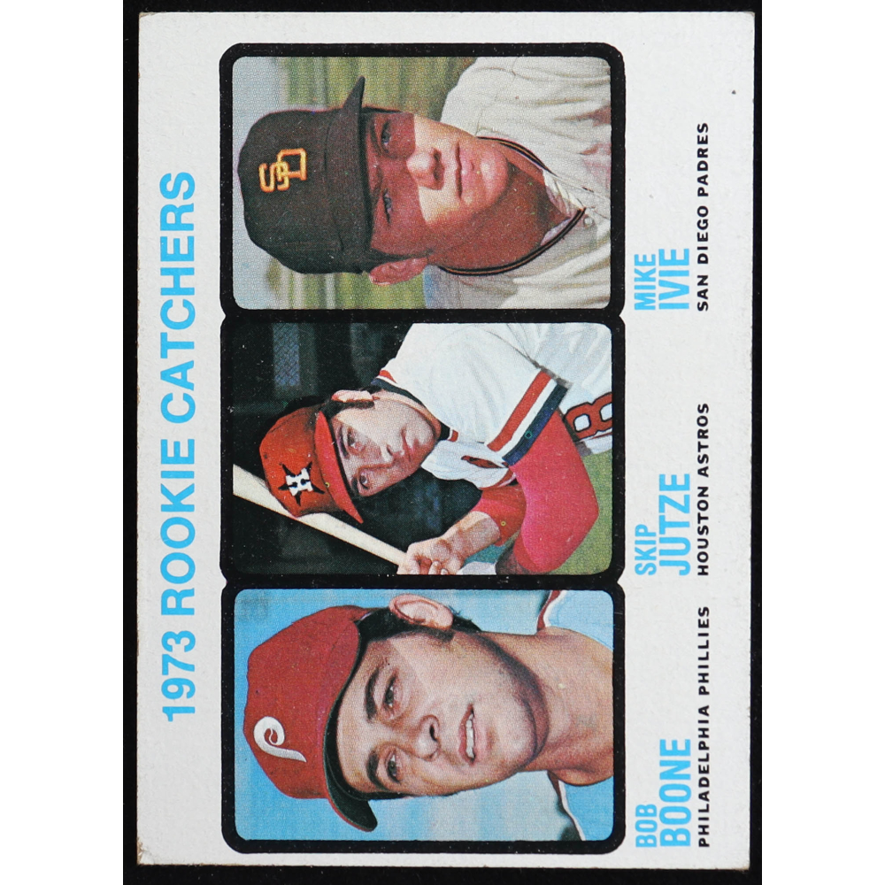 Bob Boone / Skip Jutze / Mike Ivie 1973 Topps #613 Rookie Catchers RC ...