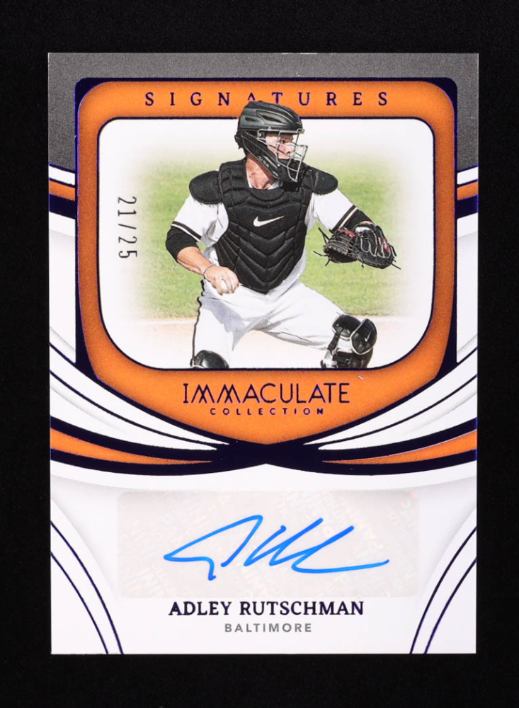 Adley Rutschman 2022 Immaculate Collection Immaculate Signatures Blue ...