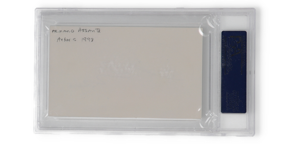 Armand Assante Signed Index Card (PSA) | Pristine Auction