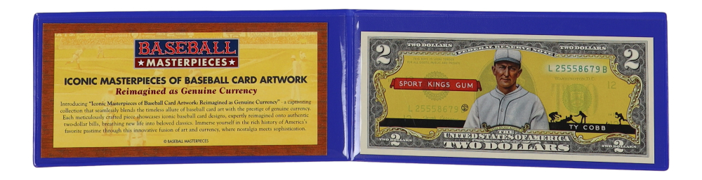 1933 Sports Kings # Ty Cobb Tigers Genuine Legal Tender Colorized U.S ...