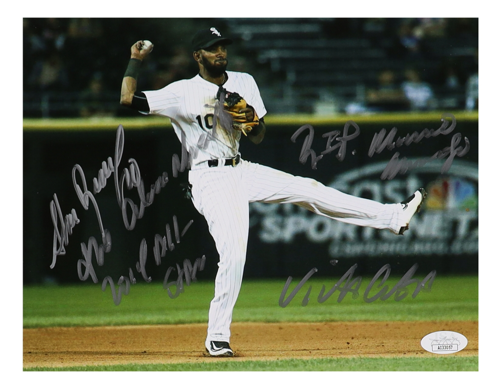 Alexei Ramirez Signed White Sox 8x10 Photo With Extensive Inscription ...