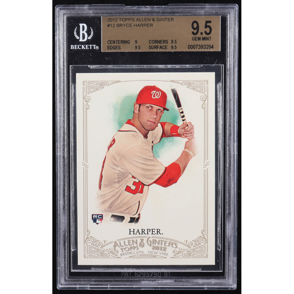 Bryce Harper 2012 Topps Allen and Ginter #12 RC (BGS 9.5) | Pristine ...