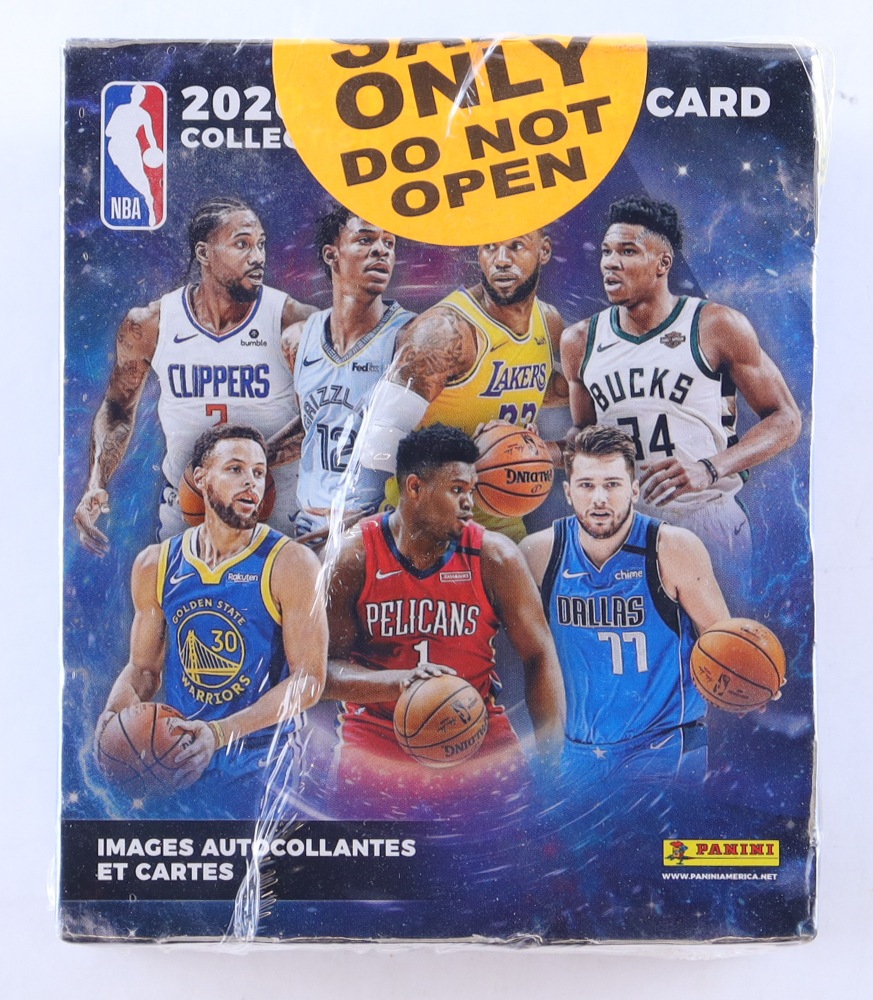 2020-21 Panini NBA Sticker & Card Collection Box With (50) Packs ...