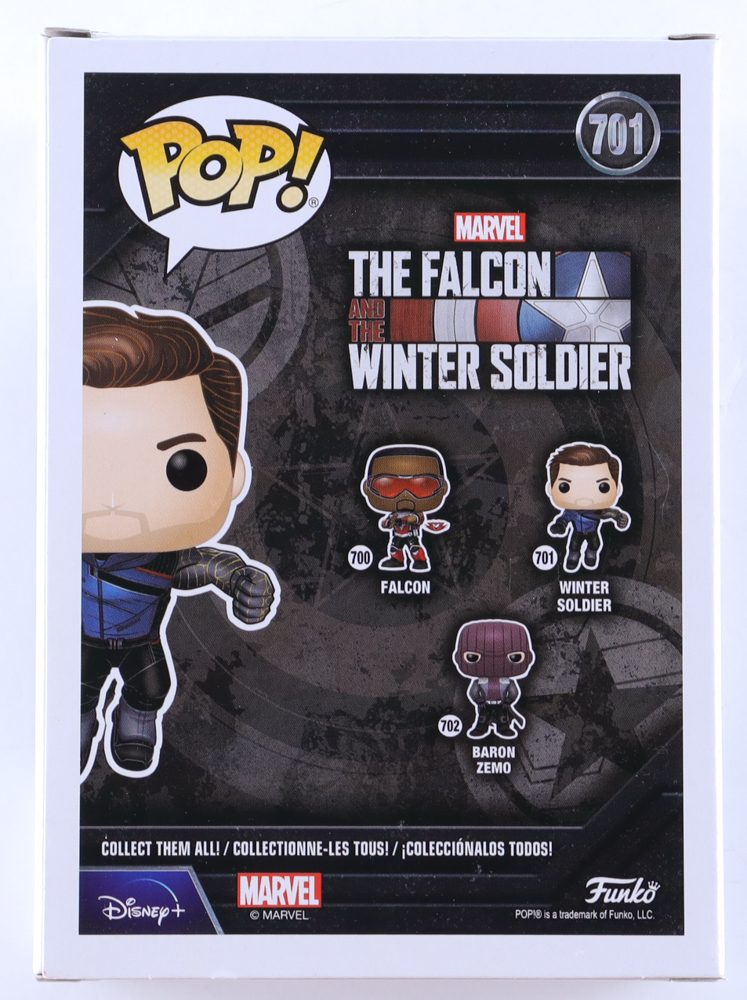 Sebastian Stan Signed "The Falcon and the Winter Soldier" #701 Winter ...