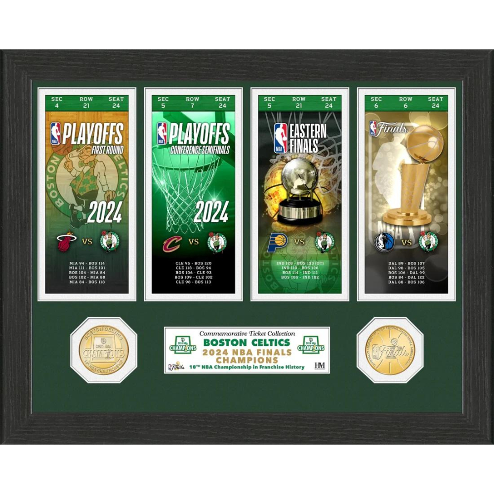 Celtics LE "2024 Road to the NBA Championship" Commemorative Ticket ...