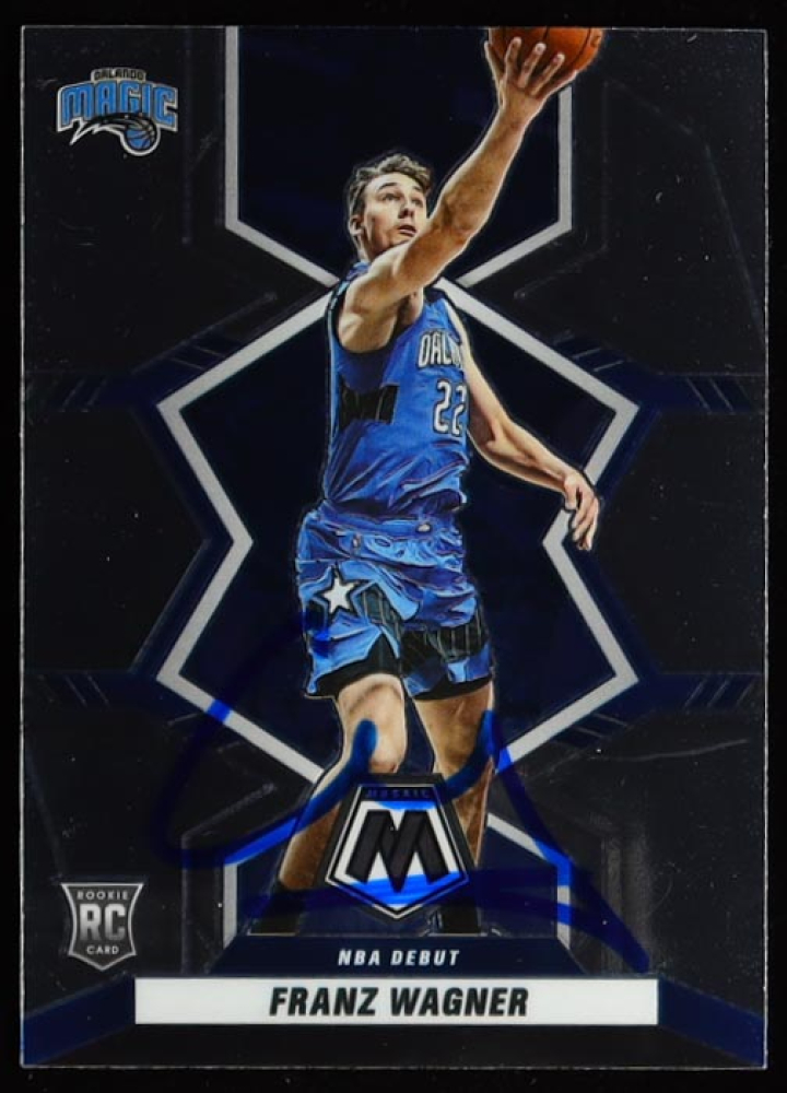 Franz Wagner Signed 2021-22 Panini Mosaic #267 DEB RC (JSA) | Pristine ...