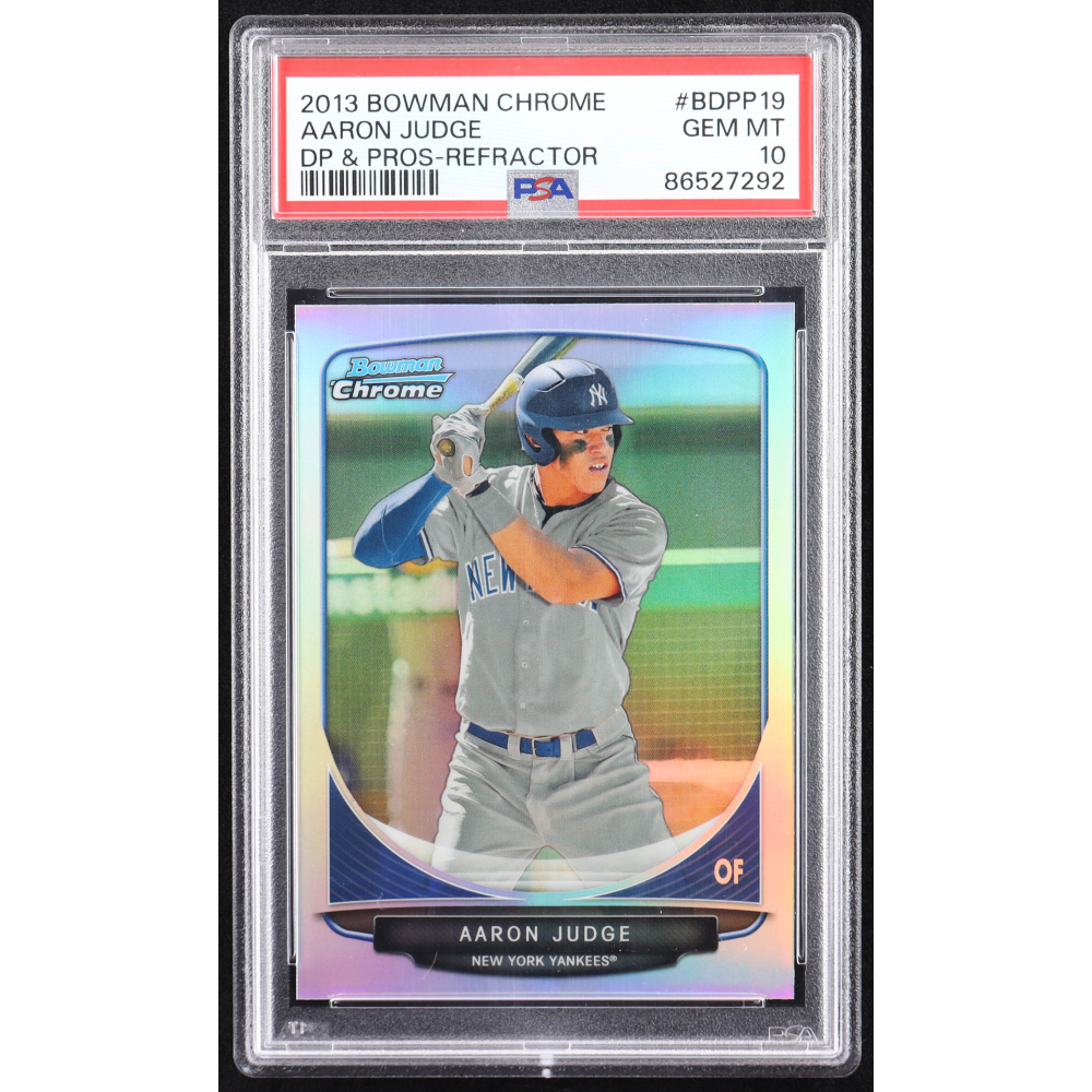 Aaron Judge 2013 Bowman Chrome Draft Draft Picks Refractors #BDPP19 RC ...