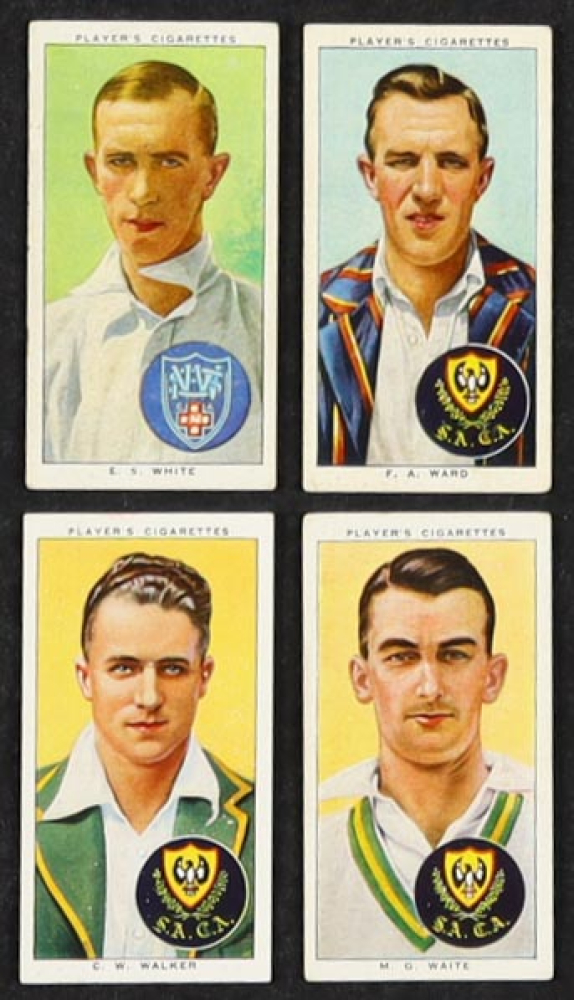 1938 John Player & Sons "Cricketers" Complete Set of (50) with E.S ...