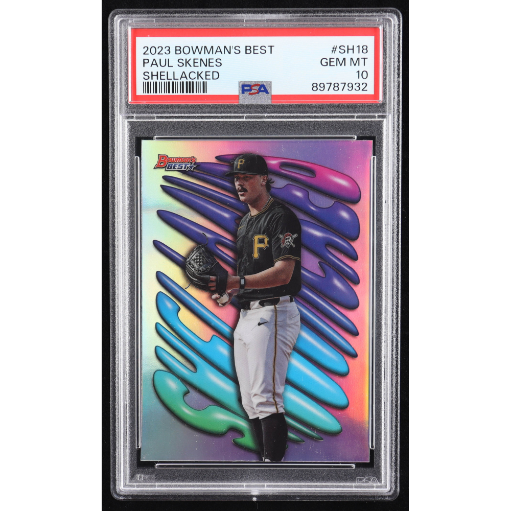 Paul Skenes 2023 Bowman's Best Shellacked #SH18 RC (PSA 10) | Pristine ...