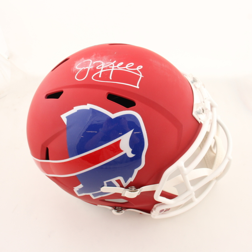 Jim Kelly Signed Bills Full-Size Speed Helmet (Radtke) | Pristine Auction