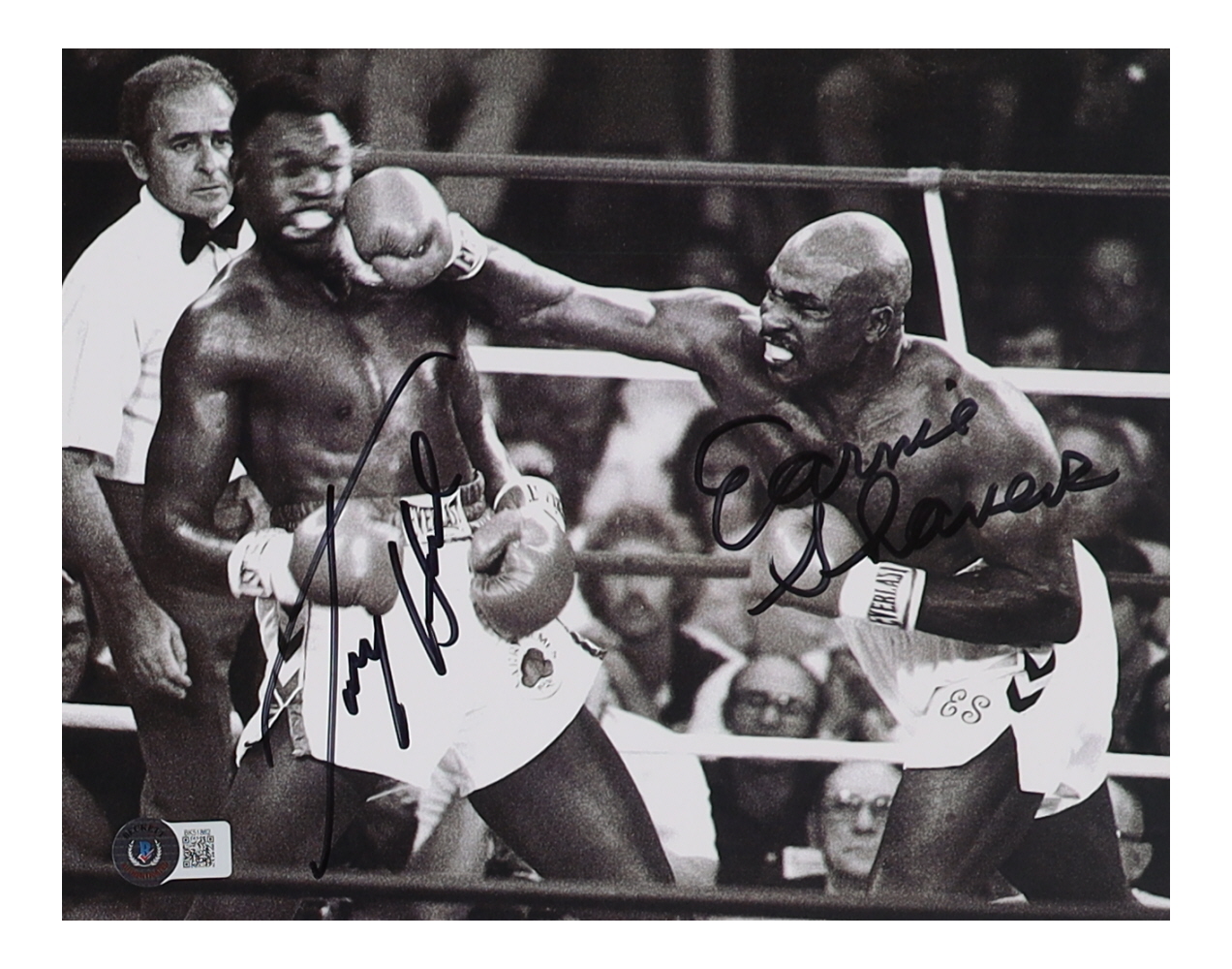 Larry Holmes & Earnie Shavers Signed 8x10 Photo (Beckett) | Pristine ...