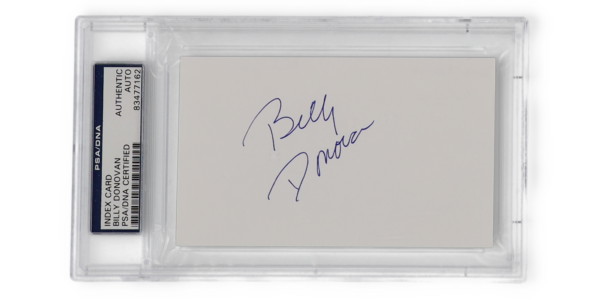 Billy Donovan Signed Index Card (PSA) | Pristine Auction
