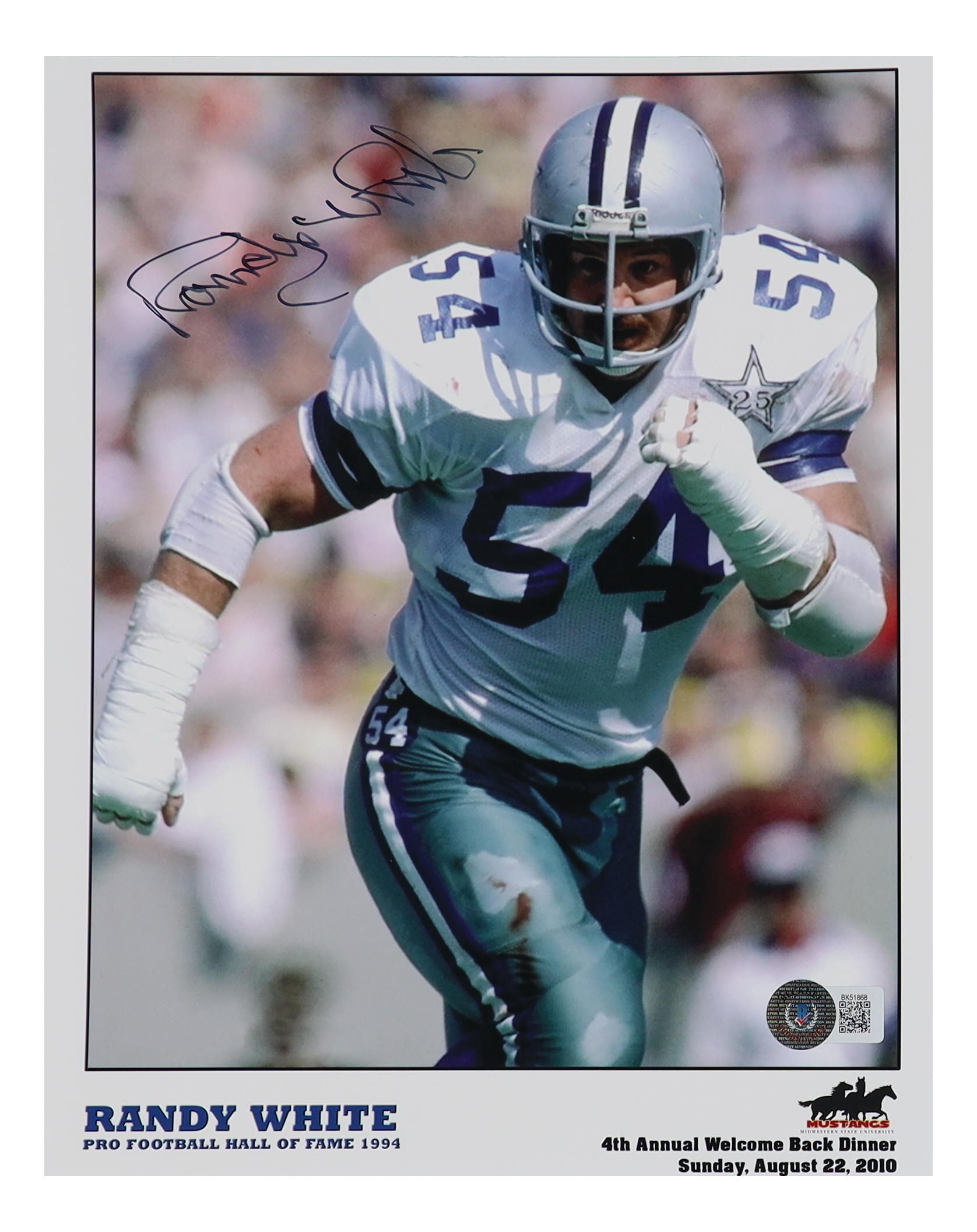 Randy White Signed Cowboys 8x10 Photo (Beckett) | Pristine Auction